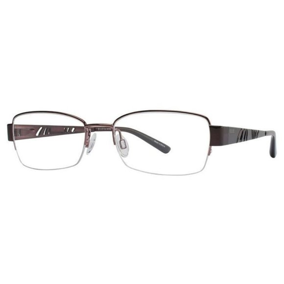 Elle | Accessories | Elle Eyeglass Frames El8796 Burgundyred Rectangle ...